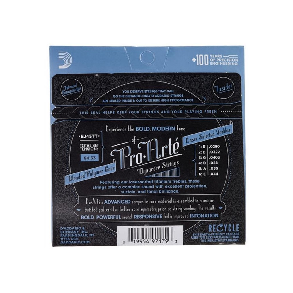 DAddario EJ45TT Pro Arte Dynacore NT