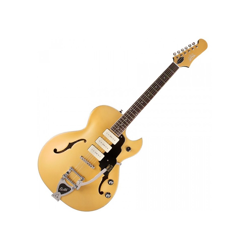 Guild Newark Starfire I Jet 90 Bigsby Satin Gold
