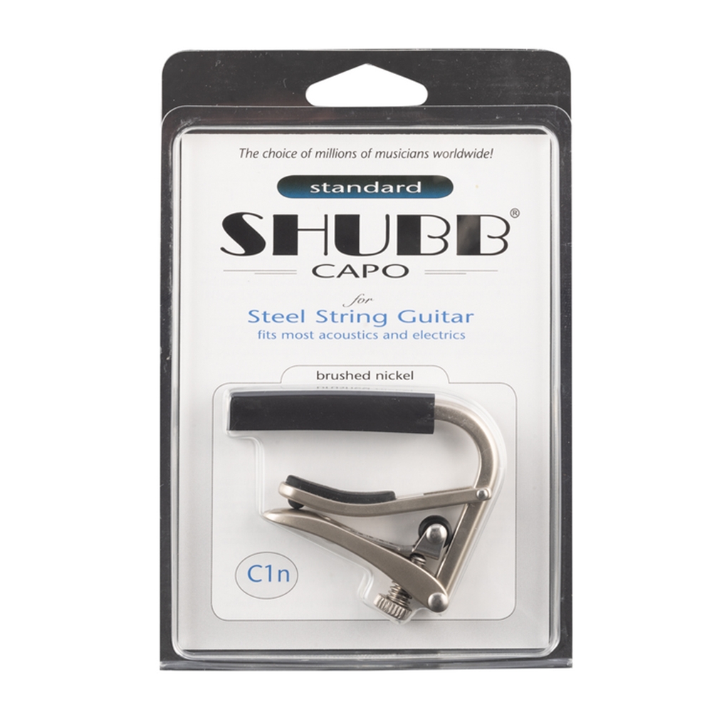 Cejilla SHUBB C-1 Cromada Acustica o eléctrica