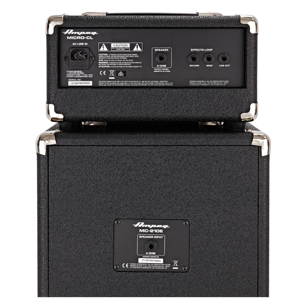 Ampeg Micro-CL Stack 100 Cabezal + Pantalla